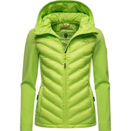 Navahoo Damen Outdoorjacke "Nimm Mich Mit", gr&uuml;n, Gr. XS, Obermaterial: 100% Polyester; Obermaterial &Auml;rmel: 68% Viskose, 27% Polyamid, 5% Elasthan;