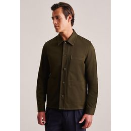 Seidensticker Herren Hemdjacke "Seidensticker", gr&uuml;n, Gr. M, unifarben, 100% Baumwolle, Jacken