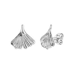 Vivance Damen Paar Ohrstecker "375/- Wei&szlig;gold", one-size, Gold, wei&szlig;, Gold, Ohrringe