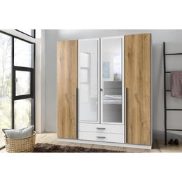 Kleiderschrank wimex, B:180cm H:198cm T:58cm, wei&szlig;, Kinderzimmer, Schr&auml;nke, "Skate"