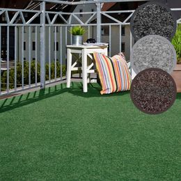 ANDIAMO Kunstrasen "Aberdeen, Made in Belgium", B : 400cm 1 Stk., 10mm, L: 300cm, gr&uuml;n, Garten, Teppiche, aus Nadelfilz, mit Drainagenoppen, f&uuml;r