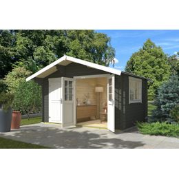Gartenhaus Nordic Holz, gr&uuml;n, Holz, Gartenh&auml;user, "2-Raum Haus Keila 28"