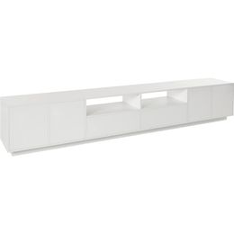 Lowboard Inosign, B:260cm H:46cm T:41,4cm, wei&szlig;, FSC-zertifizierter Holzwerkstoff, Wohnzimmer, Sideboards, "bloomTV-Board, TV-Schrank", Breite ca.