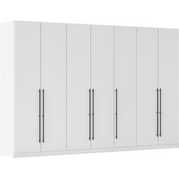 Kleiderschrank Rauch, B:315cm H:210cm T:54cm, weiß, Holzwerkstoff, Kinderzimmer, Schränke, "Drehtürenschrank Schrank Garderobe Wäscheschrank