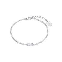 s.Oliver Damen Tennisarmband "2034964", 20cm, Silber 925 (Sterlingsilber), wei&szlig;, Silber 925 (Sterlingsilber), Armb&auml;nder, mit Zirkonia (synth.)