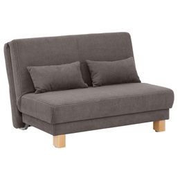 Schlafsofa Home Affaire, B:120cm H:86cm T:95cm, grün, Chenille (100% Polyester), Kinderzimmer, Sofas, "Gina", vom Sofa zum Bett mit einem Handgriff,