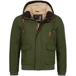 Herren Winterjacke "ASRigio", gr&uuml;n, Gr. S, Alessandro Salvarini, Obermaterial: 100% Baumwolle; Innenseite: 100% Polyester, Jacken, mit warmem