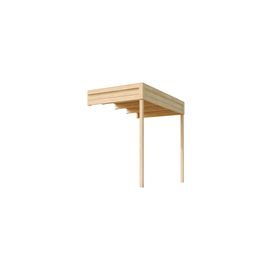 Gartenhaus-Anbaudach Nordic Holz, B:150cm H:222,3cm T:250cm, beige, Holz, Gartenhaus-Anbaud&auml;cher, "FELIX_FYNN 2 ANBAU", Flachdach