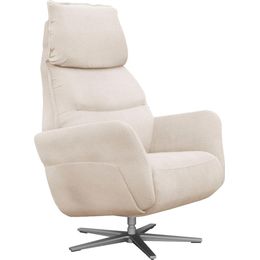 Relaxsessel Alina, B:84cm H:114cm T:88cm, weiß, Struktur fein XBO (100% Polyester), Wohnzimmer, Sessel, "Thimo", in Größe M, Liegefläche 180cm,