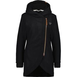 alife and kickin ALIFE & KICKIN Damen Winterjacke "Damen CarlottaAK J", schwarz, Gr. S, 80% Polyester, 10% Viskose, 10% Polyacryl, Jacken