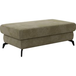 Sit & More Polsterhocker SIT & MORE, B:121cm H:45cm T:67cm, grün, 95%Polyester 5%Polyamid, Hocker, "Bolero"