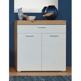 Schuhschrank Inosign, B:91cm H:97cm T:38cm, wei&szlig;, Holzwerkstoff, MDF, Flur, Schr&auml;nke, "Avena"