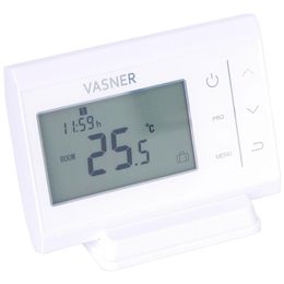 VASNER Thermostat-Sender "VTS35", B:13,5cm H:13,5cm T:2,2cm, wei&szlig;, Raumthermostate, f&uuml;r Infrarotheizung, programmierbar