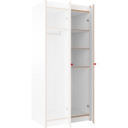 Mehrzweckschrank Tojo, B:38cm H:180cm T:55cm, weiß, MDF, Küche, Schränke, "steh", als Grund- und Anbaumodul für individuelle Erweiterungen