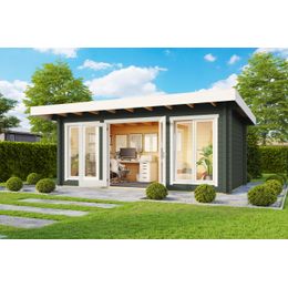 Gartenhaus Nordic Holz, gr&uuml;n, Holz, Gartenh&auml;user, "DORSET 73"