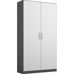 Drehtürenschrank Rauch, B:91cm H:197cm T:54cm, weiß, Holzwerkstoff, Schränke, "Kleiderschrank Schrank Garderobe Garderobenschrank HOMBURG", in 2