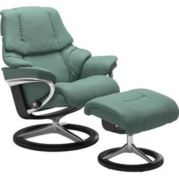 Relaxsessel stressless, B:79cm H:99cm T:75cm, grün, Leder BATICK: BATICK ist ein leicht korrigiertes, durchgefärbtes und genarbtes Möbelleder, bei