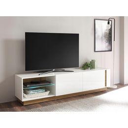 Lowboard Inosign, B:188cm H:46cm T:40cm, wei&szlig;, Holzwerkstoff, Wohnzimmer, Sideboards, "CLAiR Lowboard 32", Breite 188 cm
