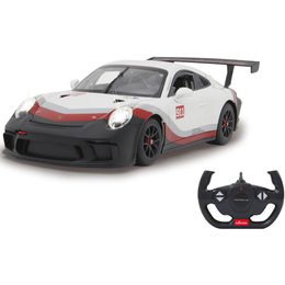 Jamara Kinder RC-Auto "Porsche 911 GT3 Cup", weiß, Kunststoff, B:33cm H:9cm T:14cm, Fernlenkfahrzeuge, mit LED-Fahrlicht