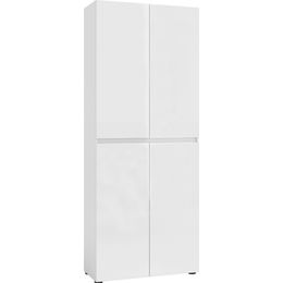 Schuhschrank Inosign, B:80cm H:200cm T:34cm, wei&szlig;, FSC-zertifizierter Holzwerkstoff, Flur, Schr&auml;nke, "MISTER- Schuhregal, Made in Italy, 12 F&auml;cher,