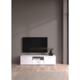 TV-Board Inosign, B:147,2cm H:38,4cm T:39,8cm, weiß, Sideboards, "Media TV-Möbel, TV Schrank, Mediaboard, Lowboard", TV-Kommode, wahlweise Breite 147