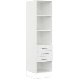 Seitenschrank IMPULS KÜCHEN, B:50cm H:190,7cm T:57,6cm, weiß, Dekorfolie, Holzwerkstoff, Küche, Schränke, ""Valencia", Breite/Höhe: 50/190,7 cm, mit