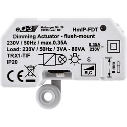 homematic IP Unterputzschalter "Dimmaktor Unterputz &ndash; Phasenabschnitt (150609A0)", B:5,4cm H:3,3cm T:4,1cm, wei&szlig;, Smart-Home-Stationen