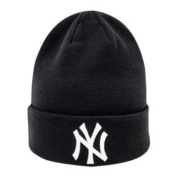 New Era Damen Strickm&uuml;tze "NEW YORK YANKEES", schwarz-wei&szlig;, unifarben, Strick, Kunstfaser, M&uuml;tzen