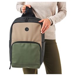 Rieker Damen Cityrucksack "Foil", grün, Lederimitat, Rucksäcke