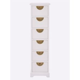 Kommode HEINE HOME, B:30cm H:110cm T:25cm, weiß, Sideboards