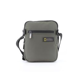 Damen Schultertasche "Mutation", National Geographic, gr&uuml;n, Kunstfaser, Taschen, aus recycelten PET-Flaschen