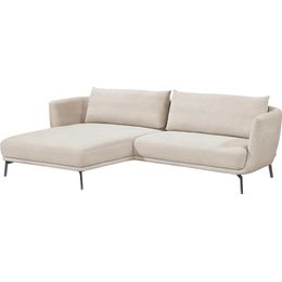 Schöner Wohnen Kollektion Ecksofa, B:270cm H:71cm T:160cm, weiß, SCHÖNER WOHNEN-KOLLEKTION, 96% Polyester, 4% Polyacryl, Wohnzimmer, Sofas, "Pearl, zeitlos und elegant, 5