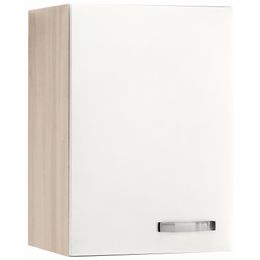H&auml;ngeschrank Optifit, B:40cm H:57,6cm T:34,6cm, wei&szlig;, K&uuml;che, Schr&auml;nke, "Faro", mit Metallgriff, Breite 40 cm