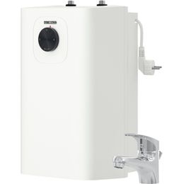 Untertischspeicher Stiebel Eltron, B:24cm H:42,3cm T:21,2cm, weiß, Speichererhitzer, "SNU 5 Plus", 5 l, Niederdruck, mit Stecker, inkl. Armatur