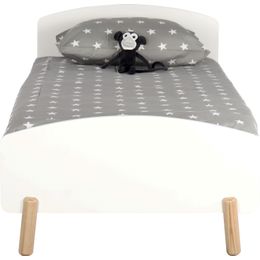 L&uuml;ttenh&uuml;tt Bett L&Uuml;TTENH&Uuml;TT, B:95cm H:76cm L:210cm, wei&szlig;, Schlafzimmer, Betten, "Lizzi", toll kombinierbar