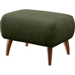 Hocker Home Affaire, B:63cm H:45cm T:63cm, gr&uuml;n, 100% Polyester, Garten, Hocker, "Baggio", mit Holzf&uuml;&szlig;en