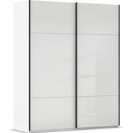 Schwebetürenschrank Rauch, B:181cm H:223cm T:68cm, weiß, Holzwerkstoff, Schränke, "Kleiderschrank Schrank Garderobe Schlafzimmerschrank CONTIDO", aus
