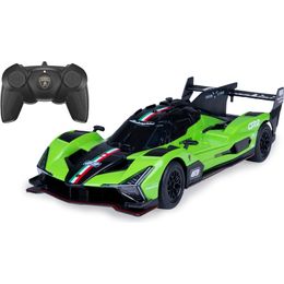 Jamara Kinder RC-Auto "Lamborghini SC63 LMDH 1:24 grün 2,4GHz", grün, B:8,2cm H:5,4cm T:20,8cm, Fernlenkfahrzeuge