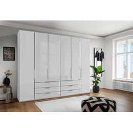 Dreht&uuml;renschrank Wiemann, B:295,3cm H:236cm T:58cm, wei&szlig;, Floatglas, Holzwerkstoff, Schr&auml;nke, "Monaco", mit Glasfront sowie hochwertige Beschl&auml;ge