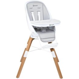 BABYGO Baby Hochstuhl "Carou, weiß", weiß, Stühle, Sitz um 360 drehbar