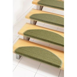 Stufenmatte Dekowe, B:25cm H:5mm L:65cm, gr&uuml;n, Sisal, Teppiche, "Mara S2", 100% Sisal, gro&szlig;e Farbauswahl, selbstklebend, auch als Set 15 St&uuml;ck
