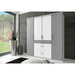 Kleiderschrank wimex, B:180cm H:199cm T:58cm, wei&szlig;, Schlafzimmer, Schr&auml;nke, "Click", ohne Spiegel