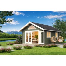 Gartenhaus Nordic Holz, gr&uuml;n, Holz, Gartenh&auml;user, "CAROLINE 2.3"