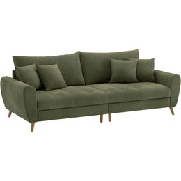 Big-Sofa MR. COUCH, B:260cm H:71cm T:108cm, grün, Memphis (Grundgewebe - 100% Polyester; Nutzschicht- 90% Polyester / 10% Polyamide), Sofas,