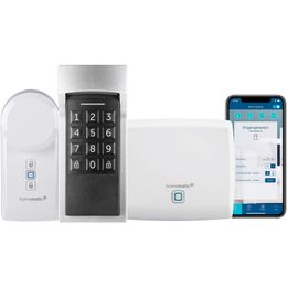 homematic IP Smart-Home-Zubehör "Bundle Starter Set Mini Zutritt & Keypad", B:31cm H:12cm T:37cm, weiß, Smart-Home-Stationen