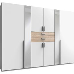 Drehtürenschrank wimex, B:270cm H:208cm T:58cm, weiß, Spanplatte, Schränke, "Odessa"
