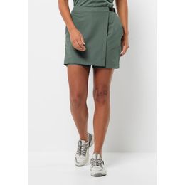 Jack Wolfskin Damen Hosenrock "WANDERMOOD SKORT W", gr&uuml;n, Gr. 38, OBERSTOFF: 90% POLYAMID, 10% ELASTHAN; Futter: 100% POLYESTER, R&ouml;cke