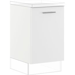 Sp&uuml;lenunterschrank IMPULS K&Uuml;CHEN, B:50cm H:72,3cm T:57,6cm, wei&szlig;, Dekorfolie, Holzwerkstoff, Schr&auml;nke, ""Prag und Valencia", Breite/H&ouml;he: 50/72,3 cm,