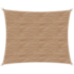 Sonnensegel Windhager, B:400cm T:500cm, gr&uuml;n, Polyethylen, Sonnensegel, "Capri Rechteck", 4x5m, schilf