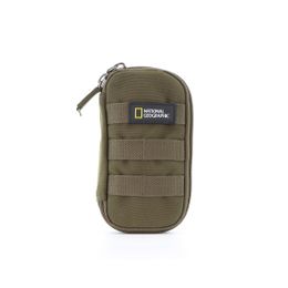 Damen G&uuml;rteltasche "Milestone", gr&uuml;n, National Geographic, unifarben, Kunstfaser, Taschen, aus recycelten PET-Flaschen